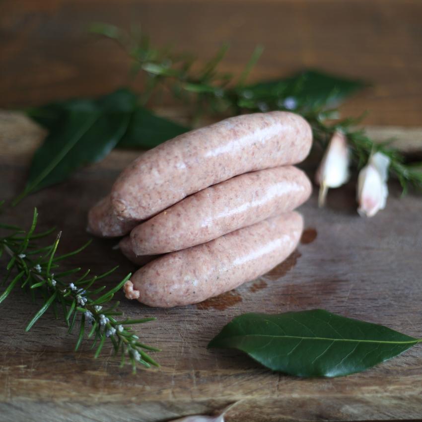 Pork and Apple Sausage.jpeg square – Meon Valley Butchers